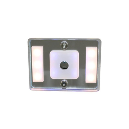 Almond LED wand- en plafondlamp 11-15V met normaal en nacht licht