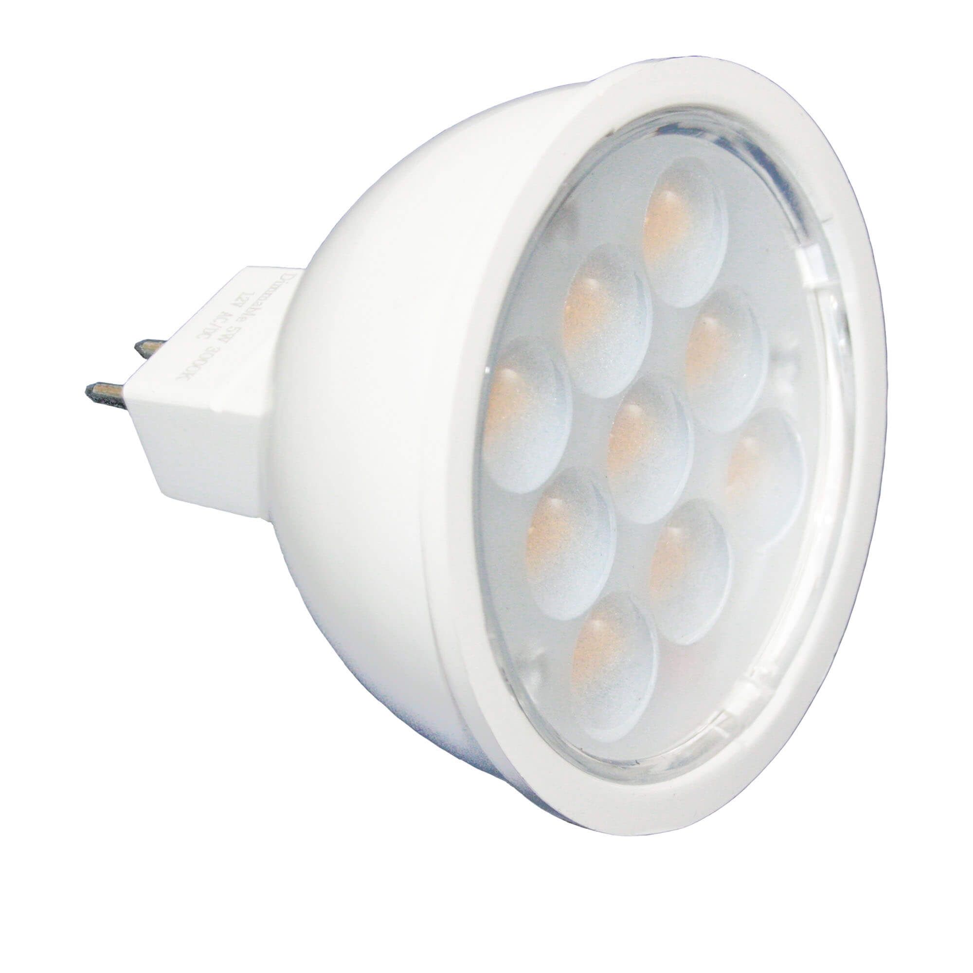 MR16 SMD LED lampje gestabiliseerd tussen 10 en 30V - 400 lumen